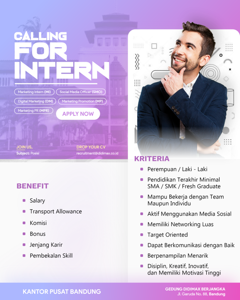 Internship Program : Marketing Intern, Digital Marketing, Marketing PR ...
