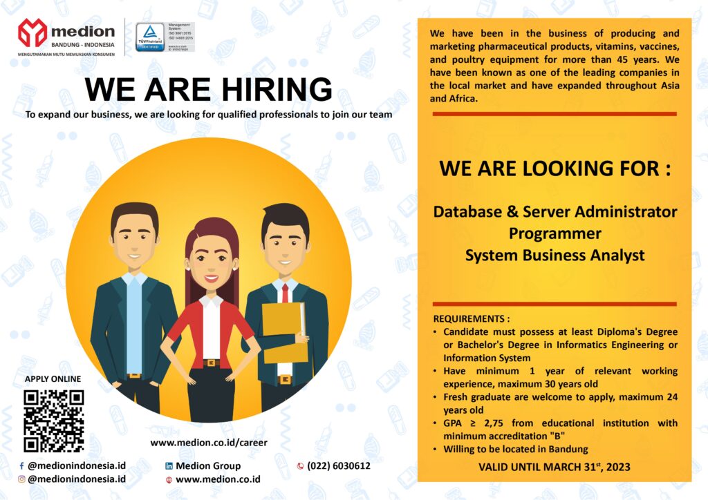 Database & Server Administrator Programmer System Business Analyst ...