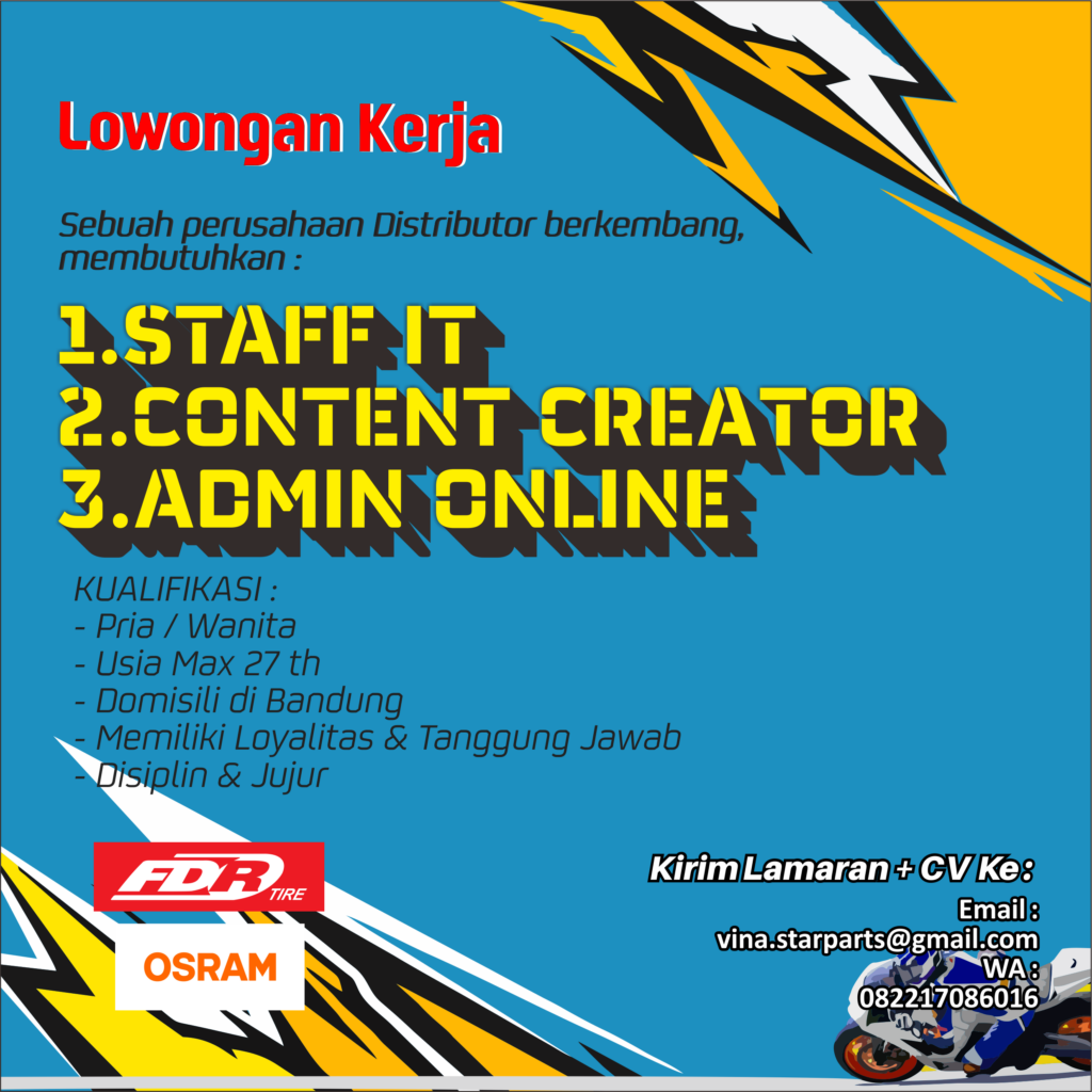 Staff IT, Content Creator, Admin Online - STMIK LIKMI