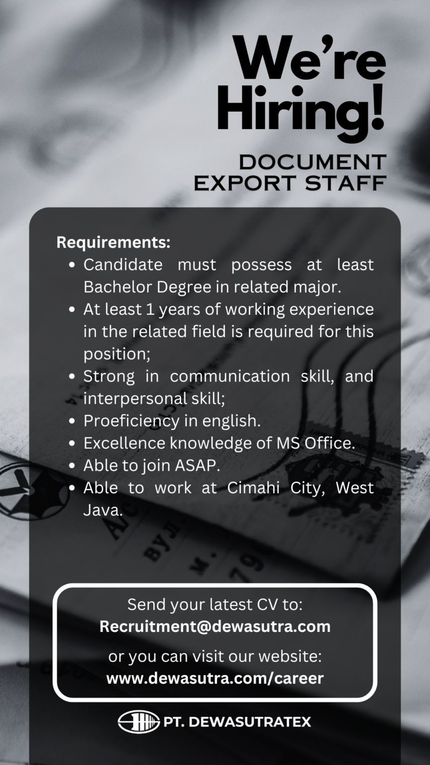 Document Export Staff - STMIK LIKMI